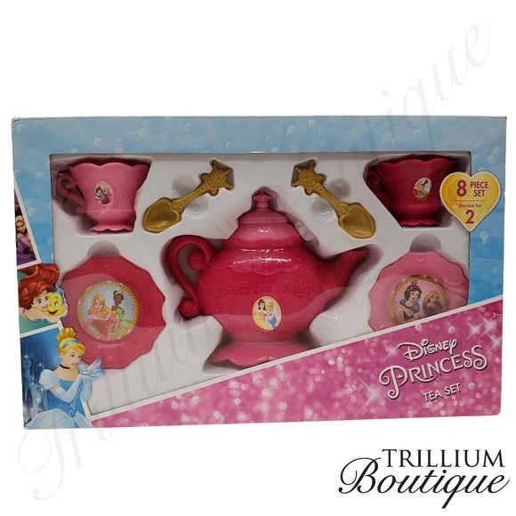 Disney | Toys | Disney Princess Tea Set 8 Piece Set Service For 2 New ...